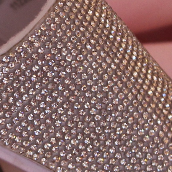 Primark | Shoes | White Rhinestone Slide Sandals | Poshmark